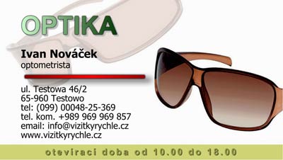 Vzory vizitek pro tisk s grafickým zpracováním zdarma